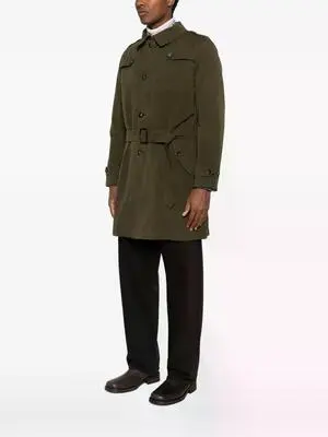 L'IMPERMEABILE Gilberto Belted Button-down Coat