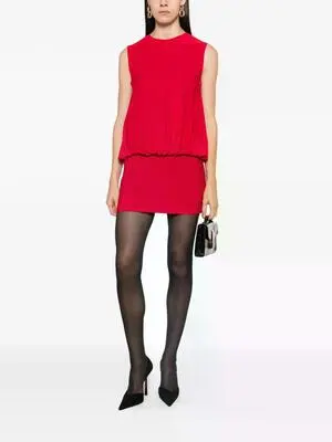 Norma Kamali Sleeveless Babydoll Dress