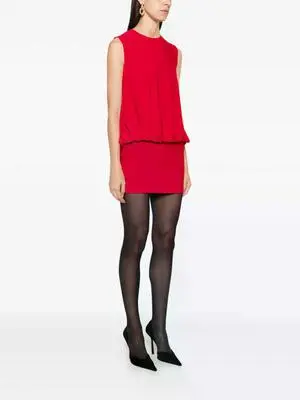 Norma Kamali Sleeveless Babydoll Dress