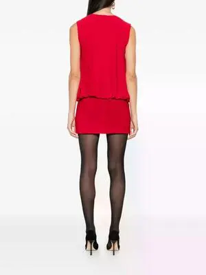 Norma Kamali Sleeveless Babydoll Dress
