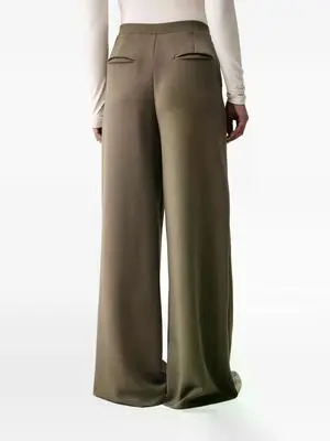 Guess Logo-plaque Wide-leg Track-pants