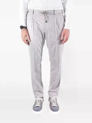 MOORER Anton Drawstring-waist Trousers - Neutrals