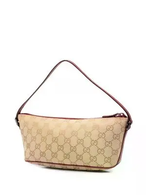 Gucci 2000-2015 Gg Canvas Boat Shoulder Bag