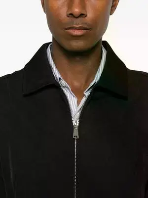 Imperial Zip-up Elasticated-hem Shirt