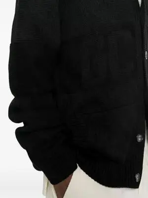 Gcds Logo-intarsia Knit Cardigan