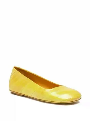 Officine Creative Meredith 003 Panelled-leather Ballet Flats