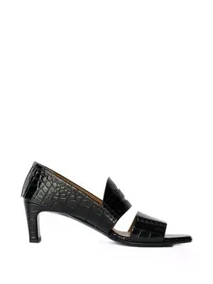 Our Legacy Court Bull-hide Sandals - Black