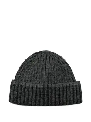 Rains Ribbed-knit Beanie Hat - Grey