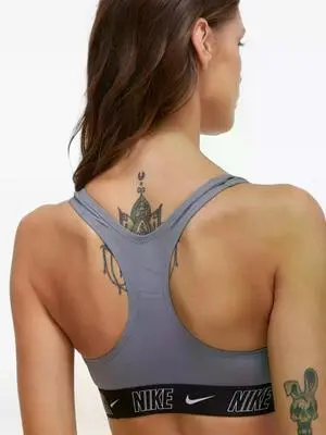Nike Logo-print Racerback Bikini Top