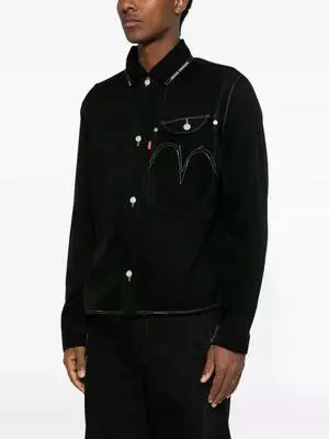 Junya Watanabe X Levi´s Contrast-stitch Logo-print Shirt Jacket
