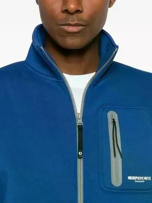 MURPHY&NYE Shore Zip-up Logo-print Sweatshirt