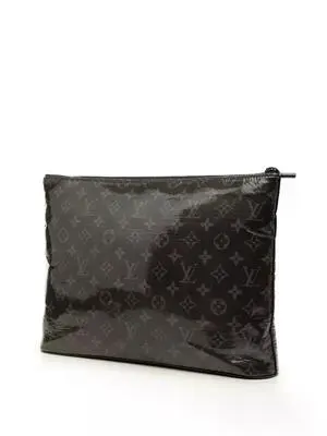 LOUIS VUITTON 2018 Monogram Glaze Pochette Cosmos Clutch Bag