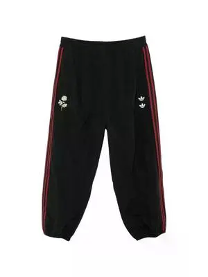 WILLY CHAVARRIA Logo-embroidered Side-stripe Track Pants - Black