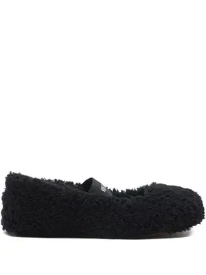 Moon Boot Shearling Ballet Flats