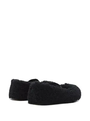Moon Boot Shearling Ballet Flats