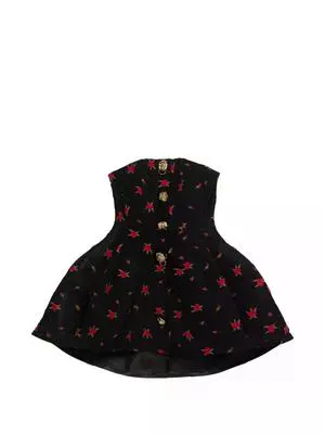 Blumarine Embroidered Mini Dress