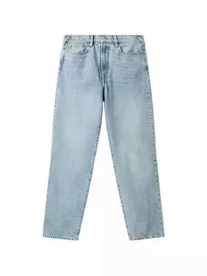 Paul Smith Faded-wash Straight-leg Jeans - Blue