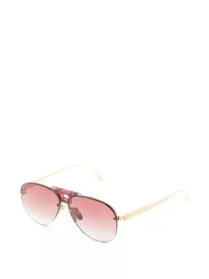 Linda Farrow Taya Pilot Sunglasses