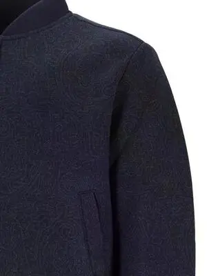 Etro Jacquard Bomber Jacket With Arnica Motif