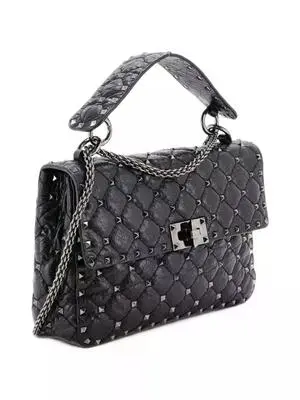 Valentino Garavani Rockstud Spike Flap Bag Quilted Leather Medium Crossbody Bag