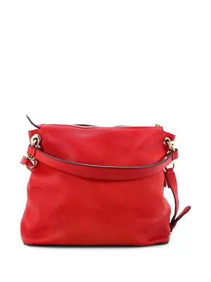 Gucci Soho Convertible Leather Large Hobo Bag - Red