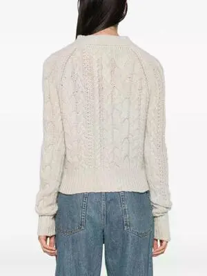 Ermanno Scervino Cable-knit Button-up Cardigan