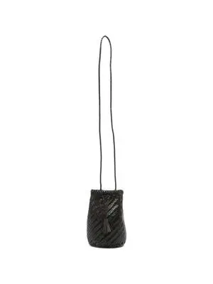 Dragon Diffusion Pompom Double Jump Bucket Bag - Brown