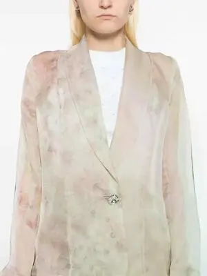 TESSITURA Floral-print Blazer