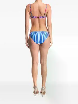 GOTTEX Floral-print Striped Bikini