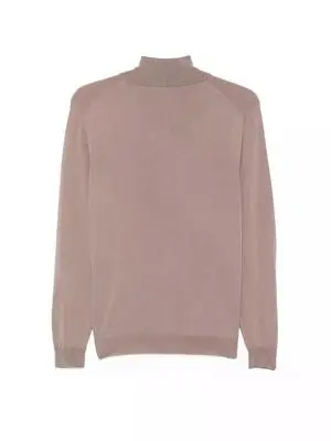 ZANONE Half-zip Knitted Sweater - Brown