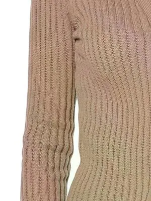Dkny Ribbed-knit Button-up Cardigan