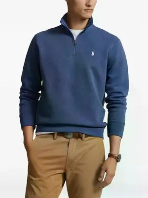 Polo Ralph Lauren Quarter-zip Logo-embroidered Sweatshirt