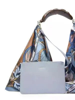 Farm Rio Wood Handle Large Scarf Bag
