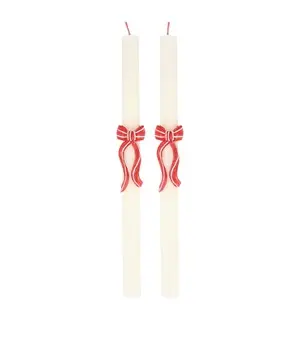 MERI MERI Stripe Bow Table Candles