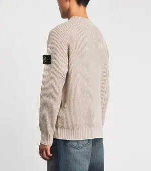 Stone Island Cashmere-wool Rib-knit Sweater