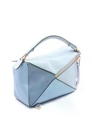 Loewe 2010-2026 Medium Tricolor Calfskin Puzzle Satchel