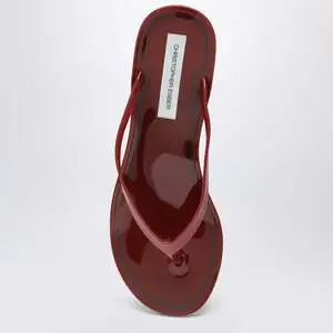 Christopher Esber Amaretto Jo Flip-flop Sandals - Red