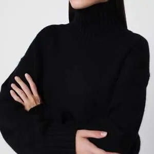 Almada Label Nola Turtleneck Sweater In Wool And Cashmere