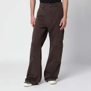 Rick Owens Double Cargo Dark Dust Jeans In Cotton - Brown