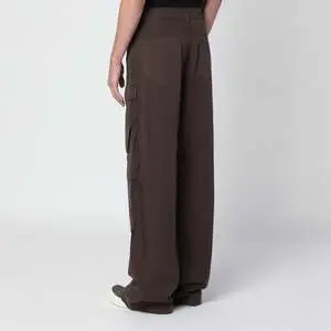 Rick Owens Double Cargo Dark Dust Jeans In Cotton