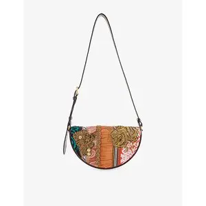 Dries Van Noten Embroidered Cotton Crossbody Bag - Multi