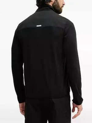 BENETTON Zip-up Panelled Sweater