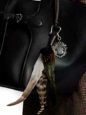 Ralph Lauren Crest Feather-embellished Bag Charm