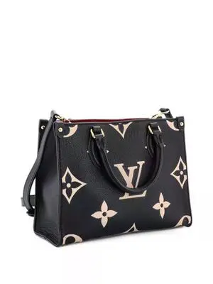 LOUIS VUITTON Onthego Bicolor Monogram Empreinte Giant Pm Tote Bag