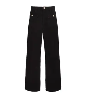 Sandro Cotton Corduroy Trousers