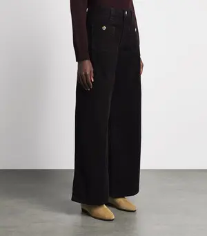 Sandro Cotton Corduroy Trousers