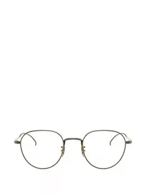 Oliver Spencer Tk-16 Round-frame Glasses - Silver