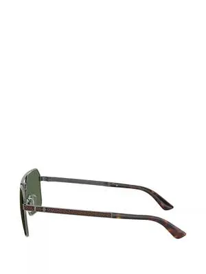 Versace Vesta Navigator Geometric-frame Sunglasses