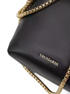 TRUSSARDI Mini Orbita Logo-print Chain-strap Bucket Bag