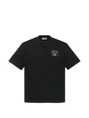 Mcm X We The Best Logo-print T-shirt - Black